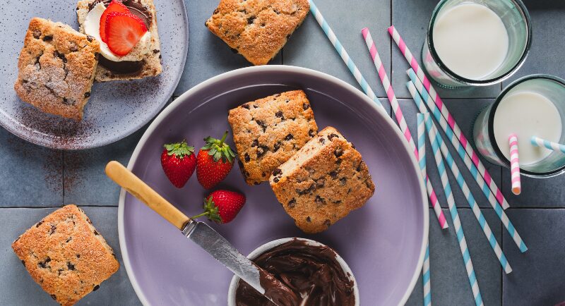 Chocolate Chip & Caramel Scones - Haywood & Padgett